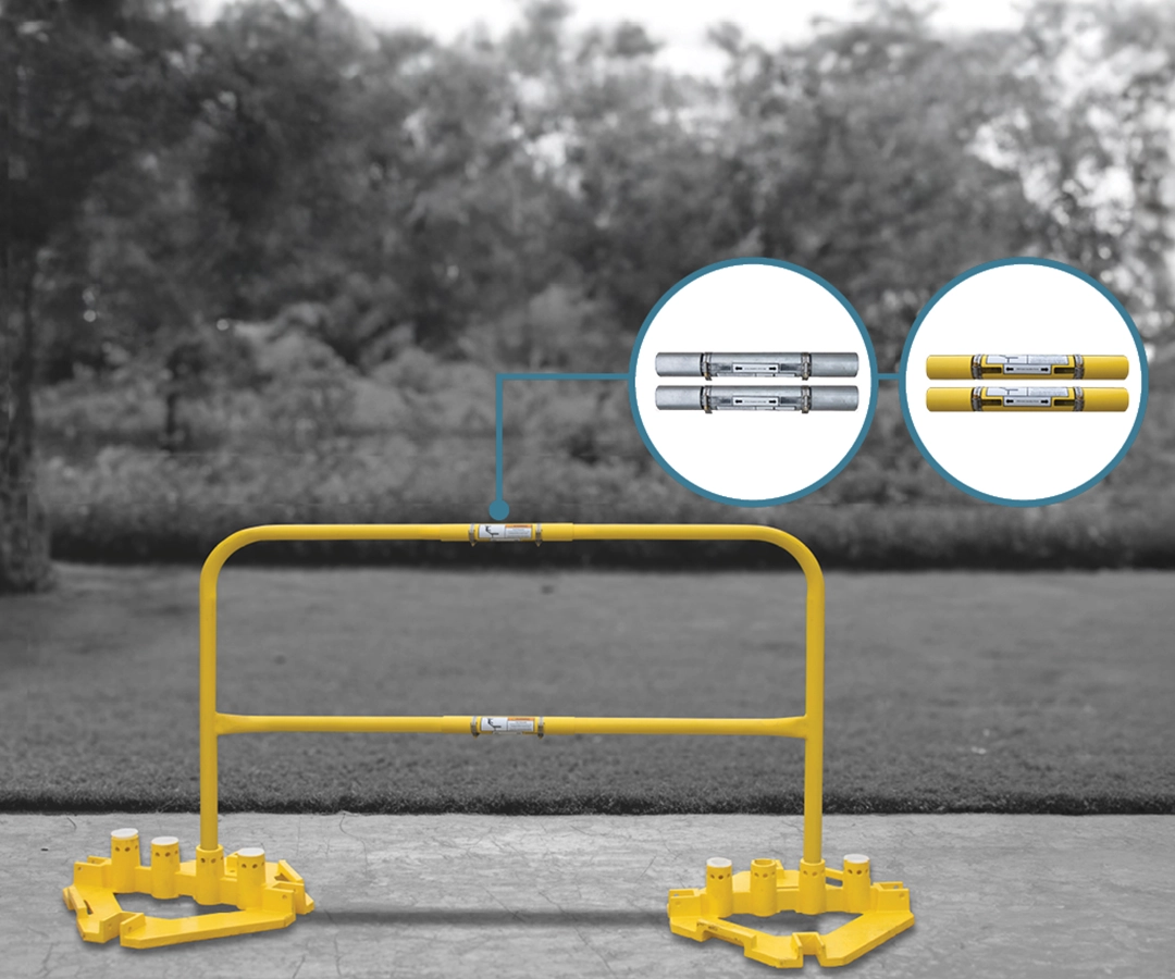 RailGuard 200™ | Non-Penetrating Roof Guard Rail for Fall Protection