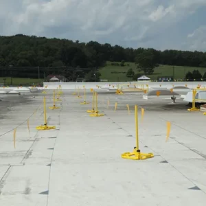 RailGuard 200™ | Non-Penetrating Roof Guard Rail for Fall Protection